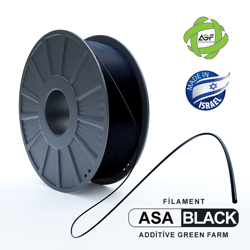 ASA BLACK FILAMENT - גליל פילמנט שחור – AGF-il